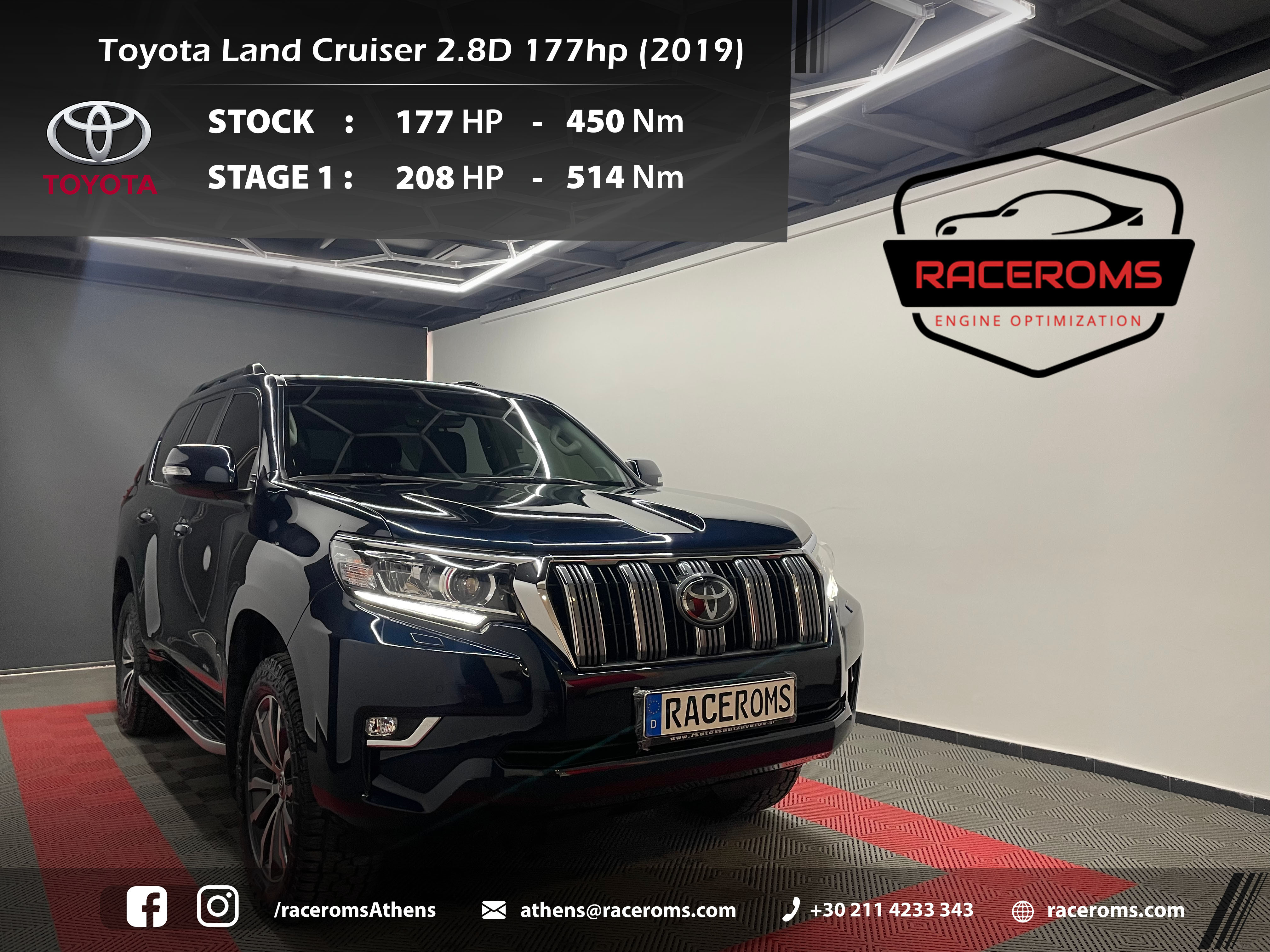 Toyota Land Cruiser 2019 - 2800 | Raceroms